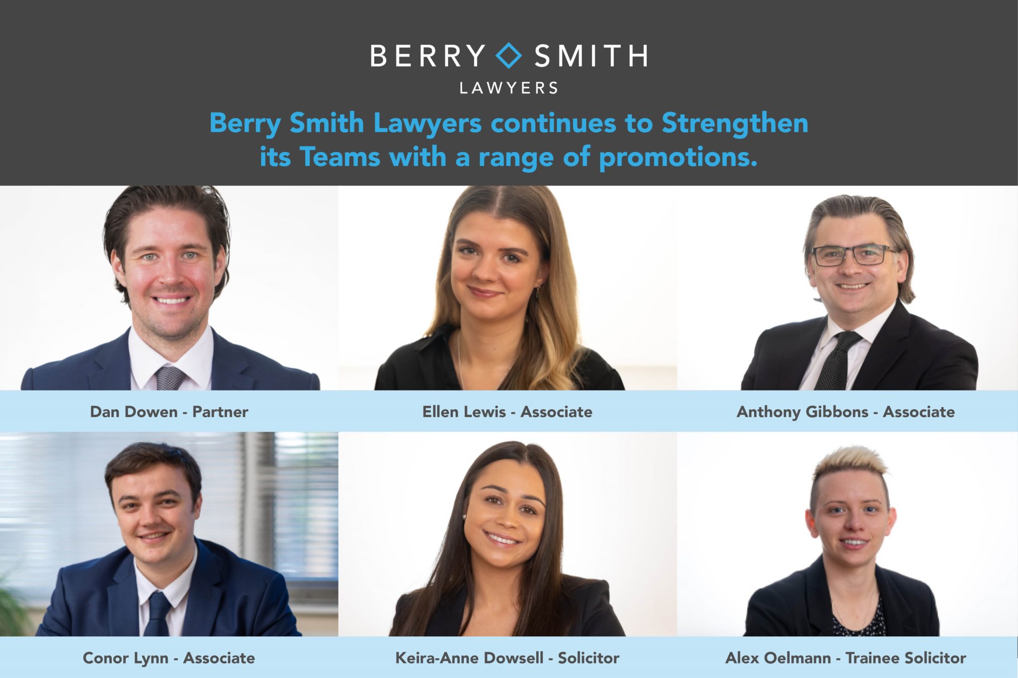 Berry Smith Lawyers continues to strengthen its teams with a range of ...